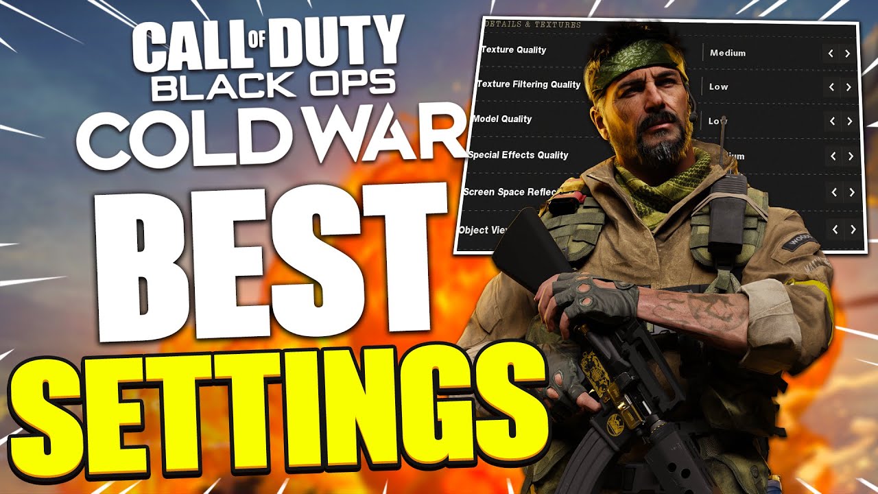 THE BEST SETTINGS IN BLACK OPS COLD WAR! (Sensitivity, FOV, Aim Assist ...
