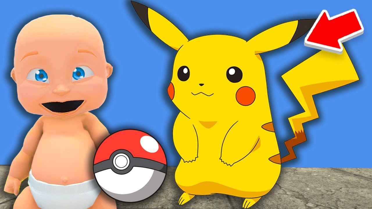 Baby CATCHES Its FIRST POKEMON... (Who's Your Daddy?) - YouTube