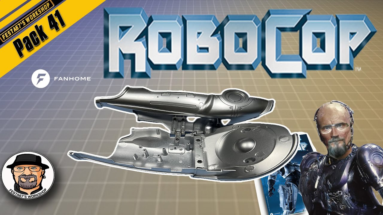 BUILD The Legendary CYBORG ROBOCOP - Fanhome - 1:3 Scale - Pack 41 ...