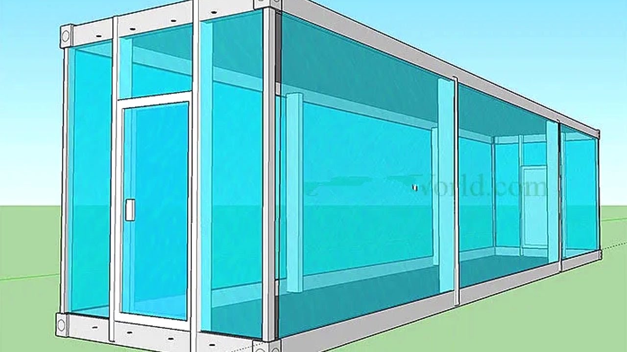 shipping container greenhouse design | container vertical farming - YouTube
