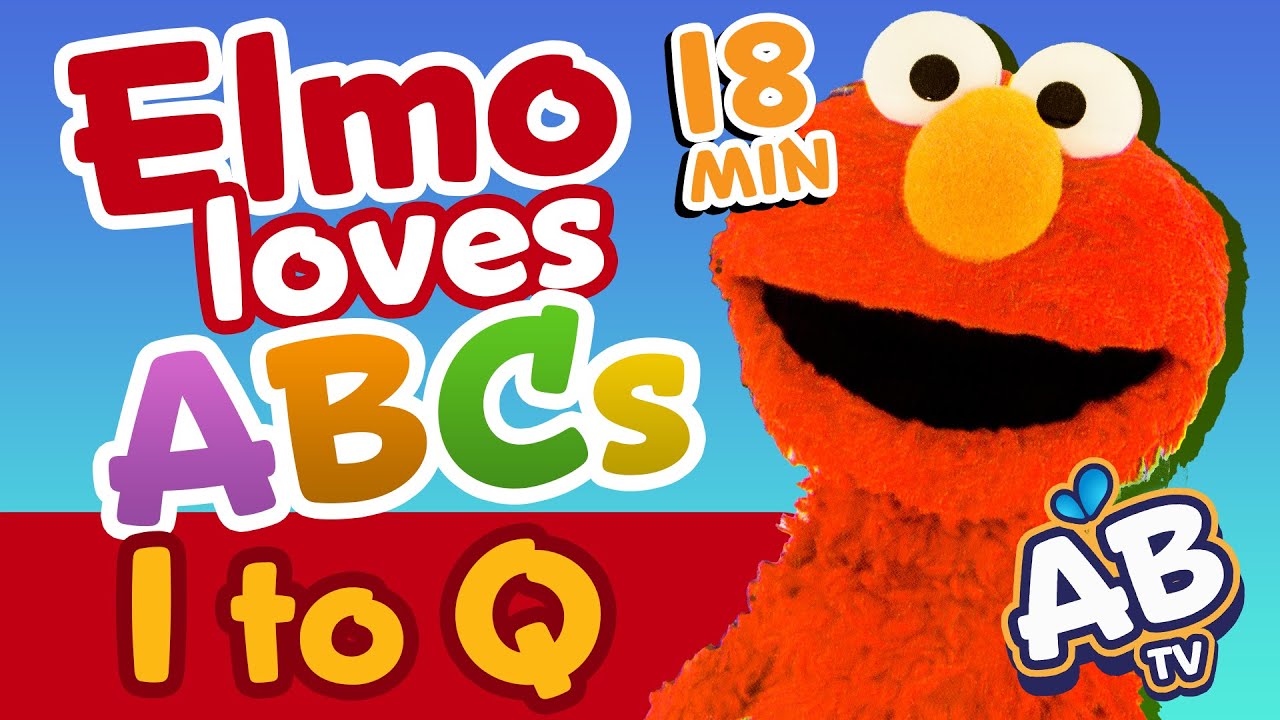 Elmo loves ABCs I to Q - YouTube