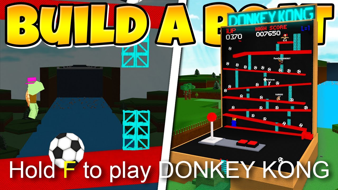 Build a Boat DONKEY KONG ARCADE! 🕹🎮 - YouTube