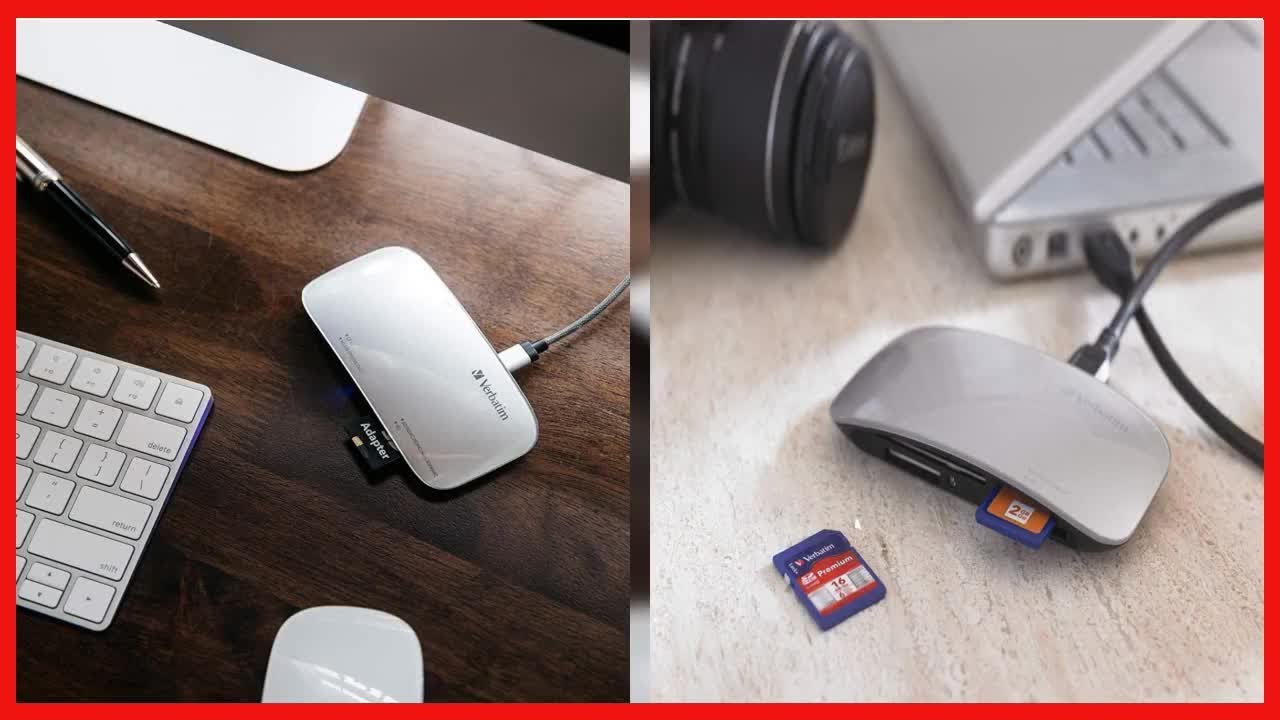 Verbatim Universal Card Reader, USB 3 0 Silver 97706 - YouTube