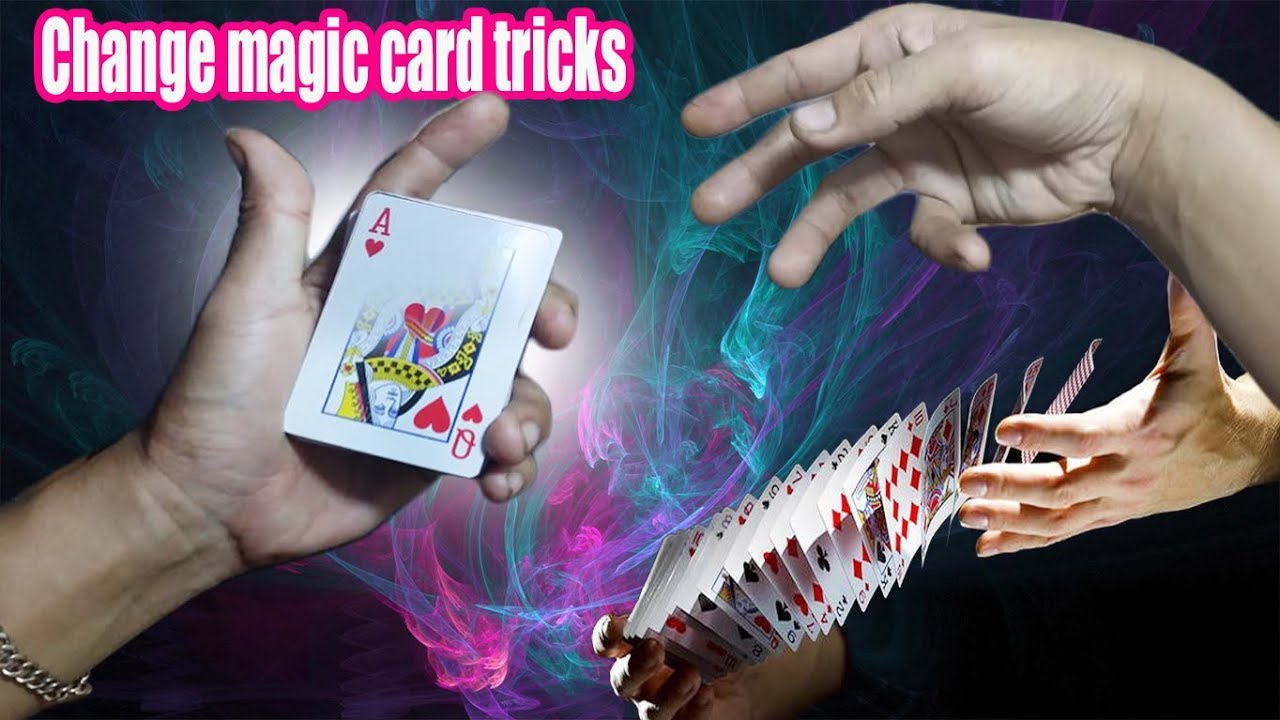 How to change magic card tricks I Esey magic and tutorial - YouTube