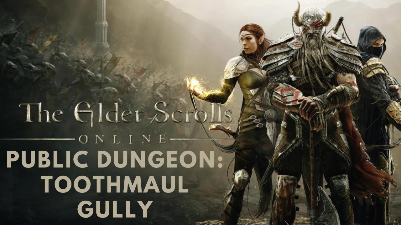 Elder Scrolls Online - Public Dungeon: Toothmaul Gully - YouTube