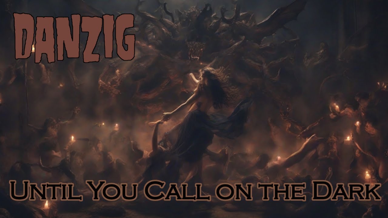 Until You Call on the Dark by Danzig - lyrics as images generated by an ...