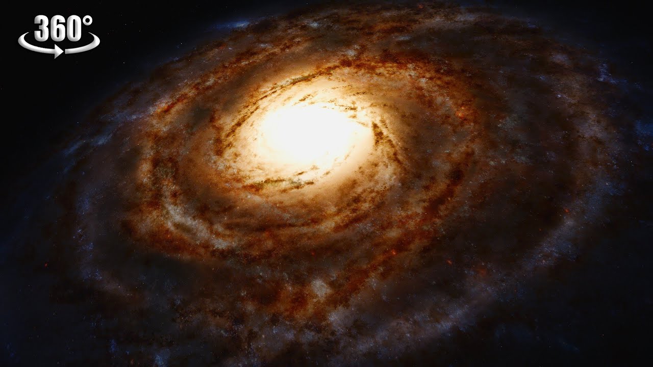 Falling into Andromeda Galaxy's Central Black Hole - 360° VR Space ...