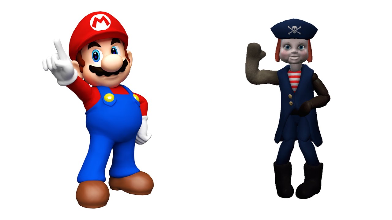 Mario meets Pirate Percy (Requested By @Theonerobotdrawer) - YouTube