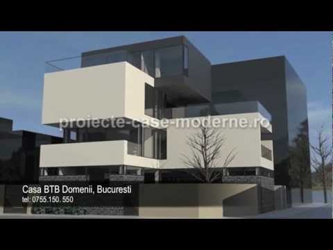 Proiecte case moderne | Model casa BTB Bucuresti - YouTube