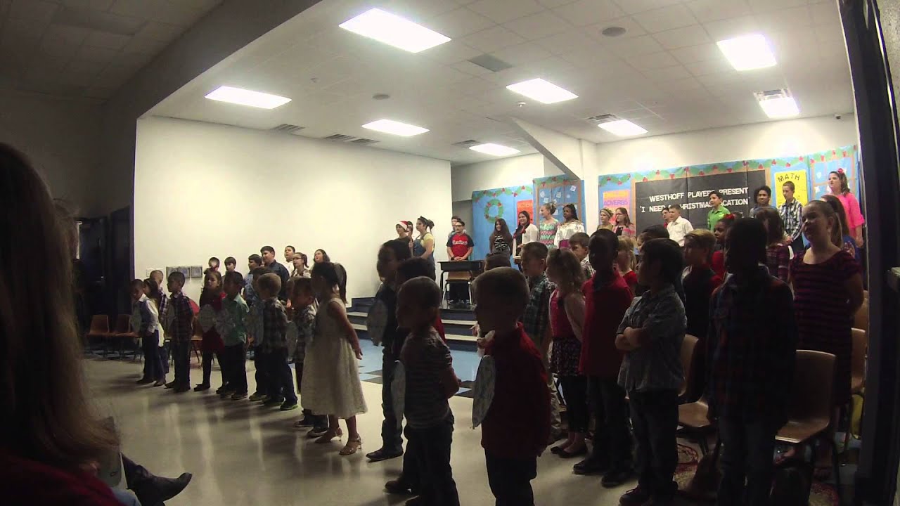 Westhoff School 2014 Christmas play 12-18-14 part 1 - YouTube