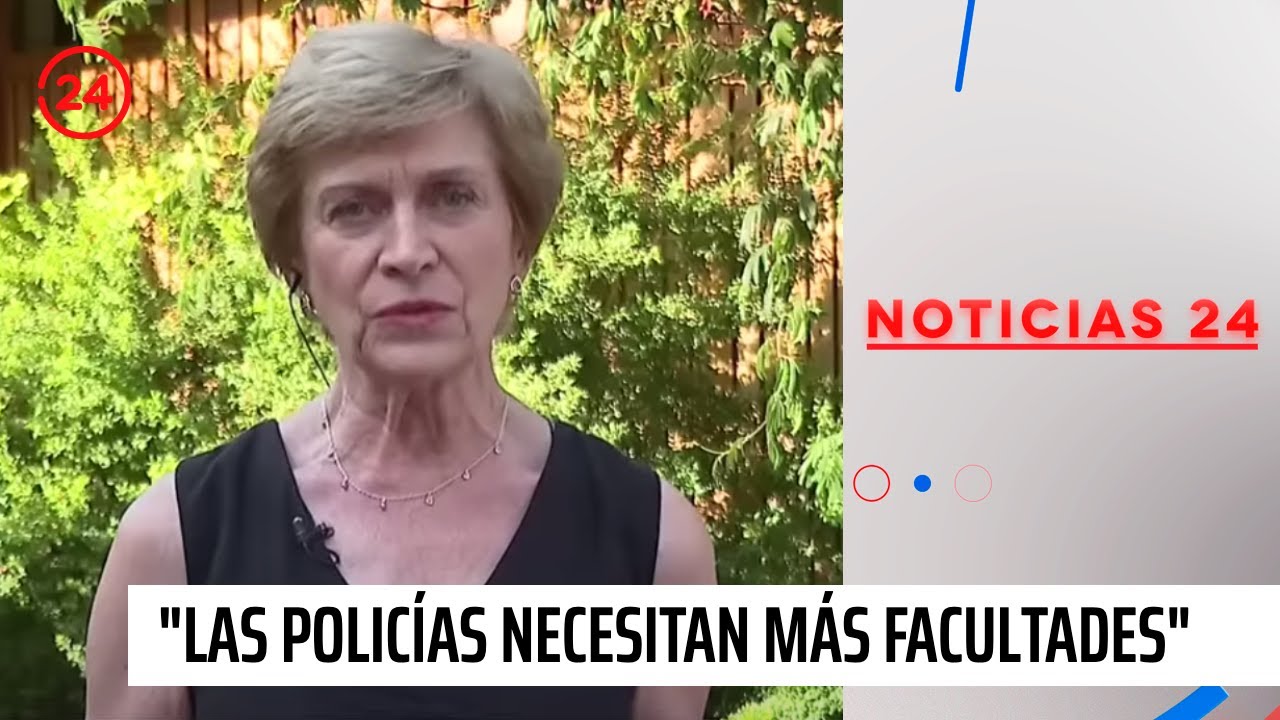 Evelyn Matthei: “Las policías necesitan más facultades y mayor ...