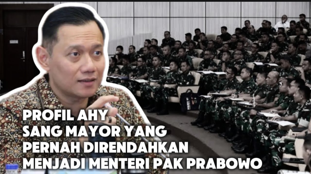 PROFIL LENGKAP AHY SANG MAYOR YANG PERNAH DIRENDAHKAN MENJADI MENTERI ...