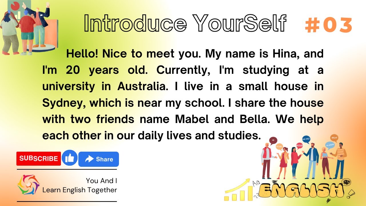 Introduce YourSelf | Improve Your English Skills |Learn English ...