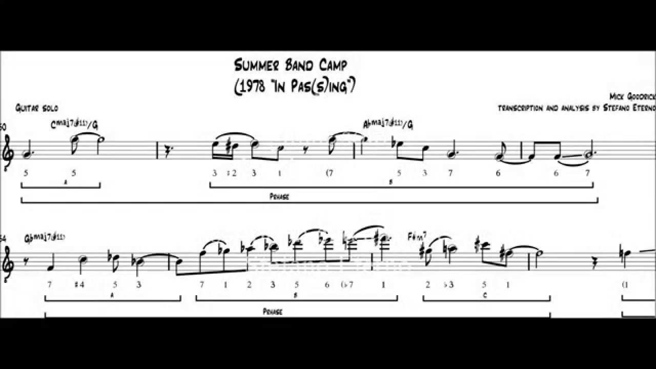 Summer Band Camp guitar solo and phrasing - YouTube