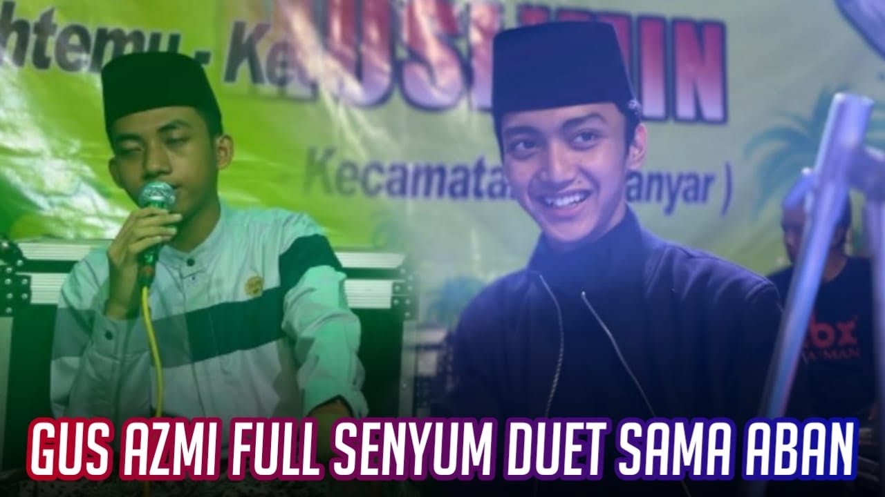 GUZ AZMI FULL SENYUM DUET SAMA ABAN || HM MEDIA - YouTube