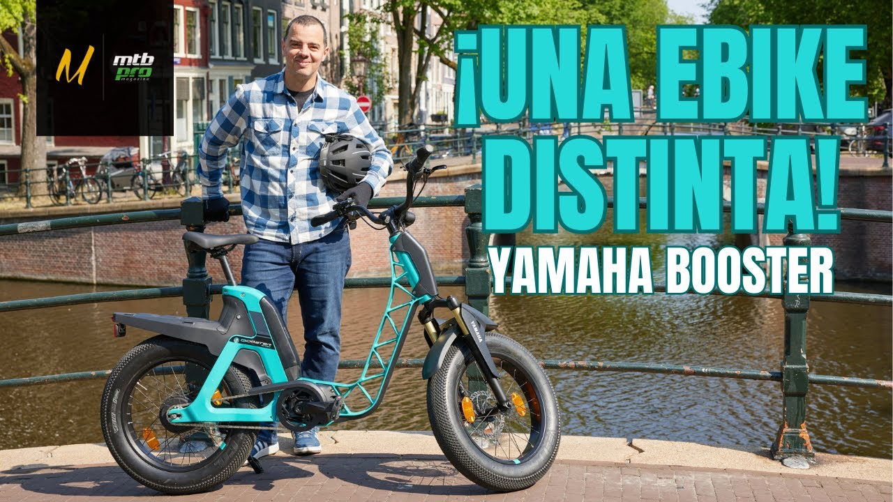 ¡Una E-BIKE DISTINTA! Probamos las Yamaha BOOSTER y BOOSTER Easy - YouTube