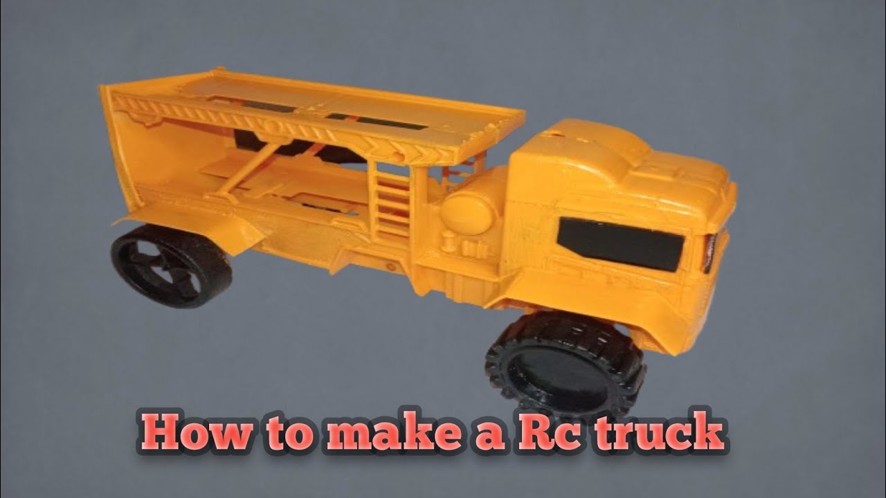 How to make a Rc truck || out of PVC pipe sheet. - YouTube