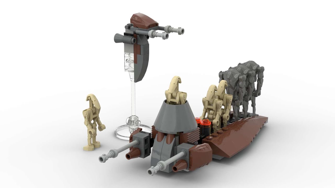 Lego 7654 Droids Battle Pack Speed Build Studio Bricklink LDD by ...