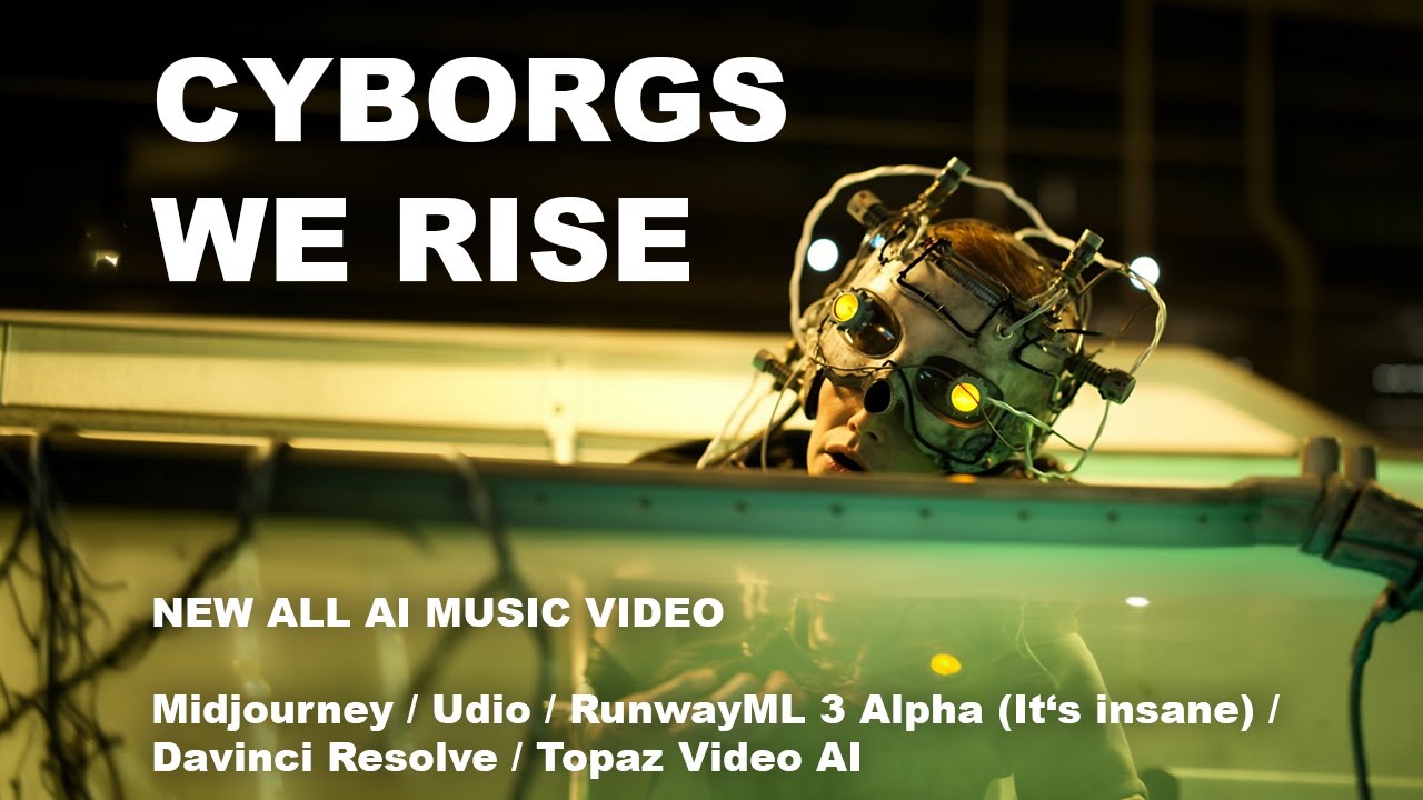 New AI music video: "Cyborgs We Rise" (Preview) - YouTube