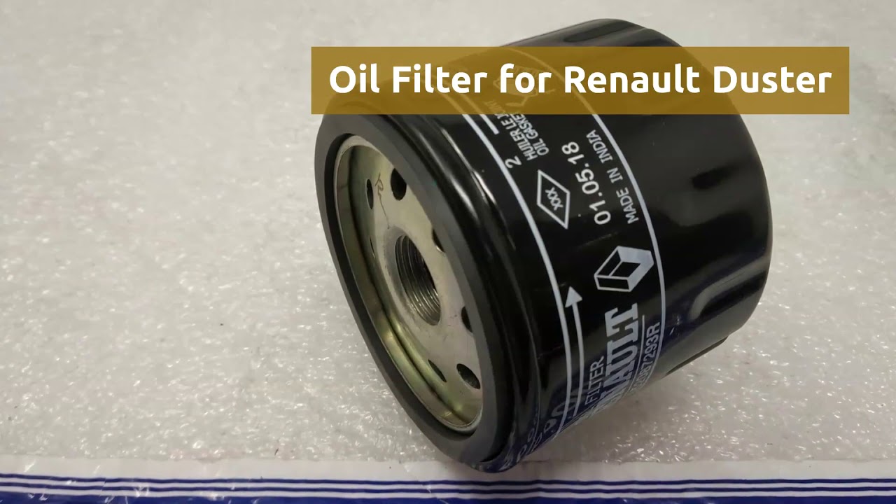 Oil Filter for Renault Duster - YouTube