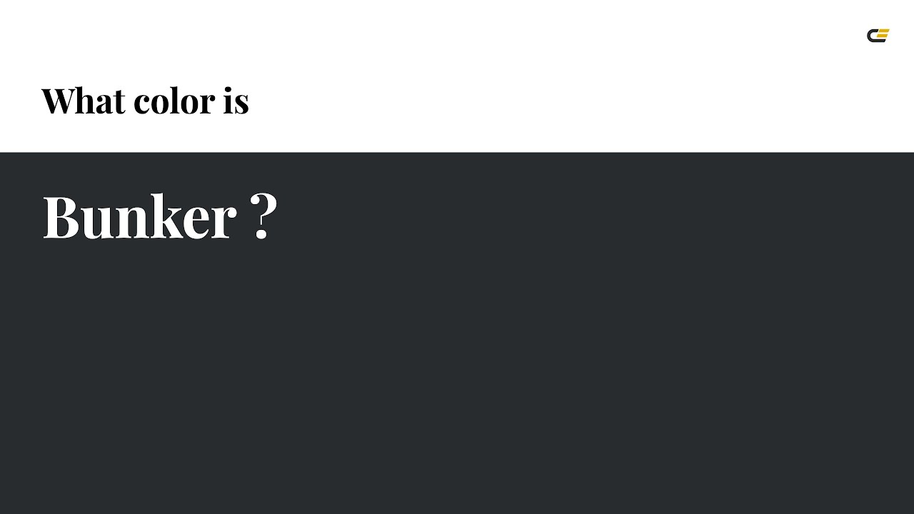 Bunker color #292c2f hex color - Grey color - Warm color 292c2f - YouTube