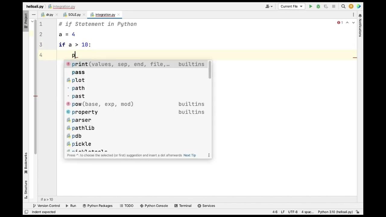 Python Tutorial #1: If Statements in Python - YouTube