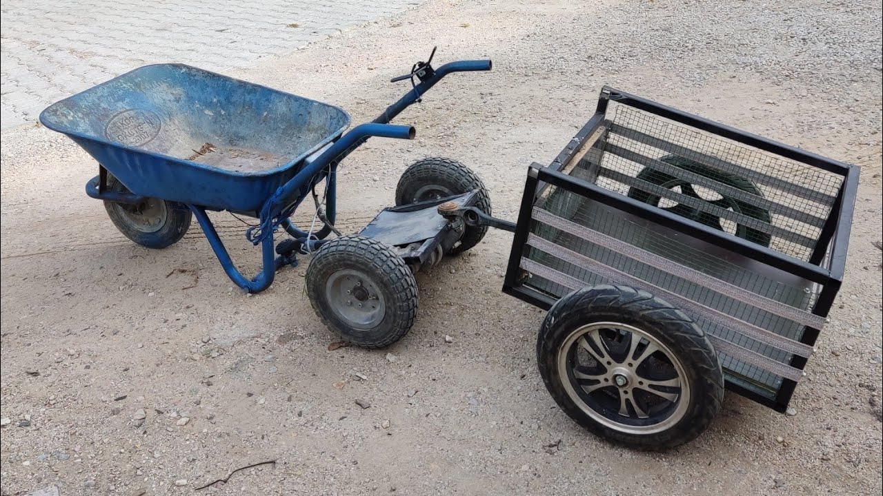 Electric wheelbarrow? , We made electric wheelbarrow, electric car ...