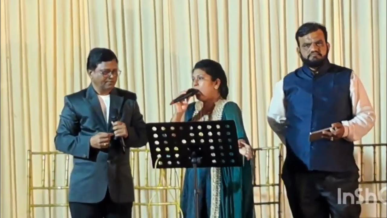Tere chehre se nazar nahin hatati|Cover Song|Rajesh Walke|Rajni Walke - YouTube