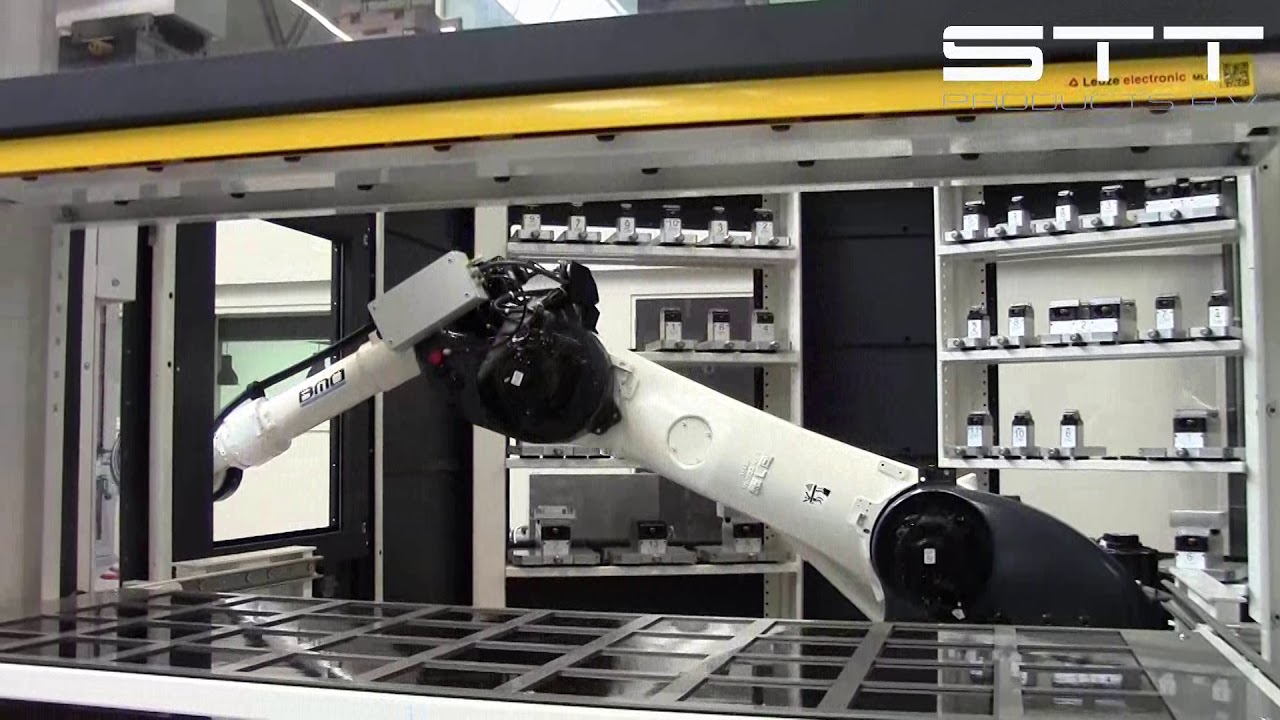 STT Products - Ti180 robotcel voor automatische belading van CNC ...