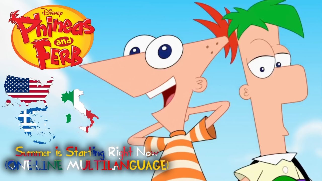 Summer is Starting Right Now [ONE-LINE MULTILANGUAGE] | Phineas and ...
