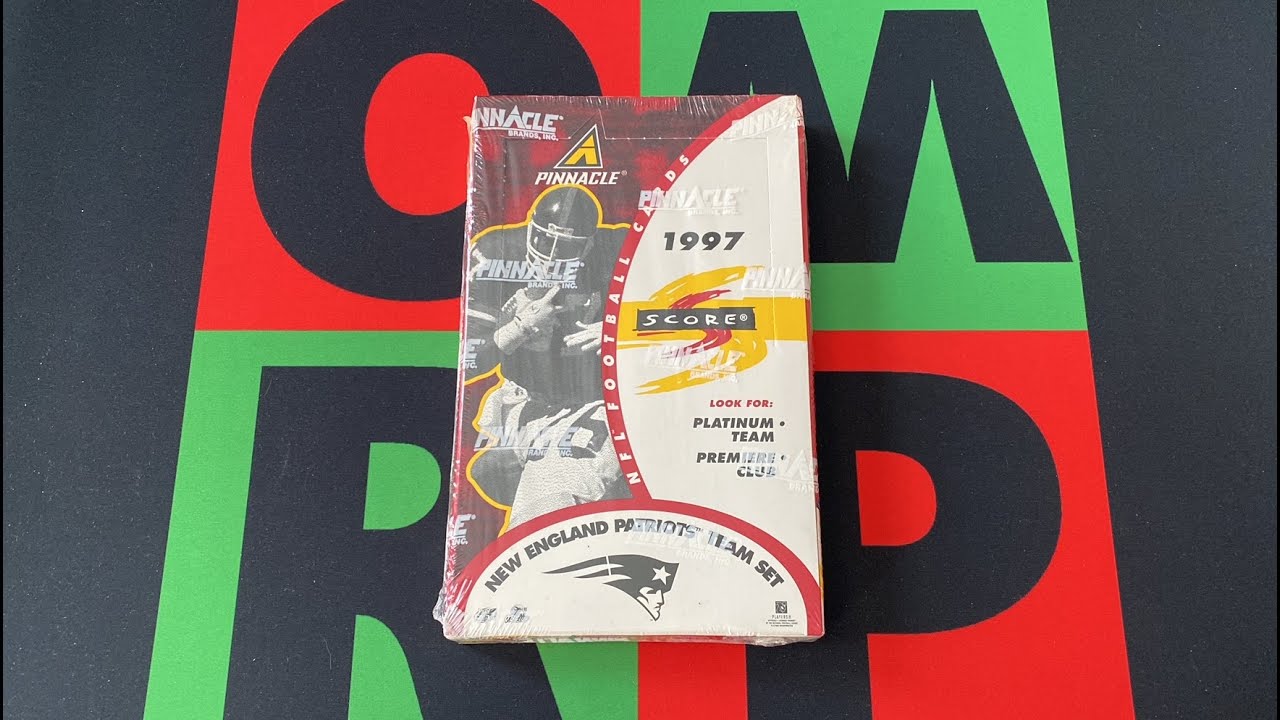 1997 Score New England Patriots Team Set NFL Football Hobby Box Part 1 ...