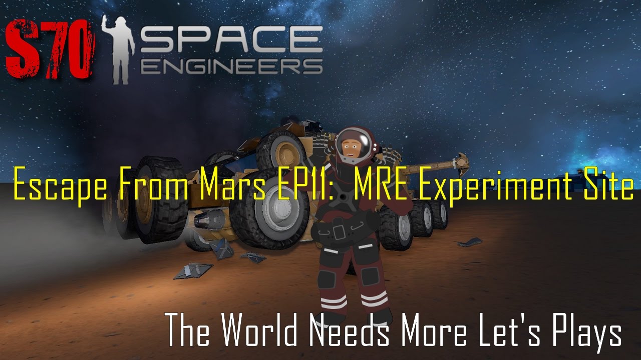 Space Engineers: Escape From Mars Episode 11 You have got to see this! - YouTube