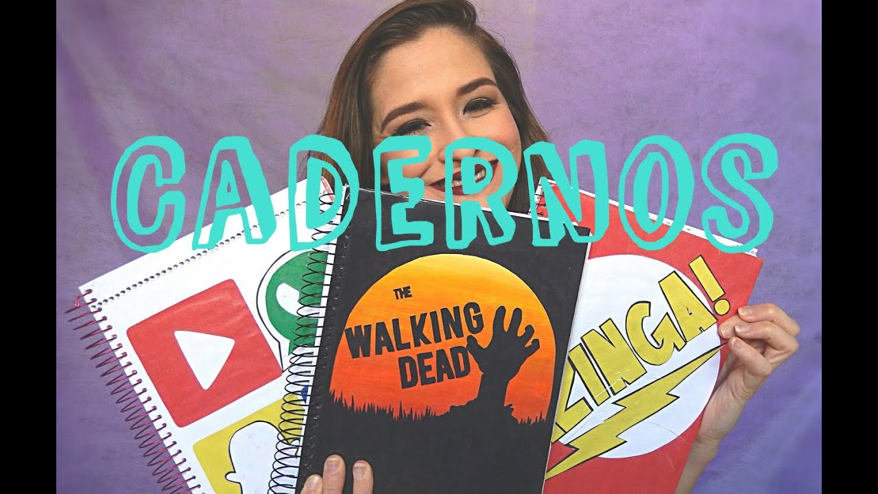 DIY: Cadernos customizados (TWD, TBBT e Redes Sociais). Material ...