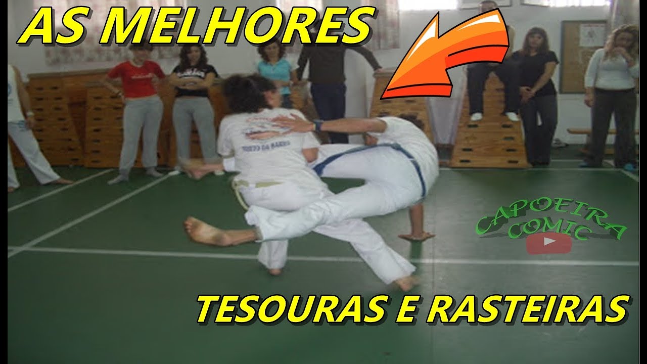 As melhores TESOURAS E RASTEIRAS na capoeira! - YouTube