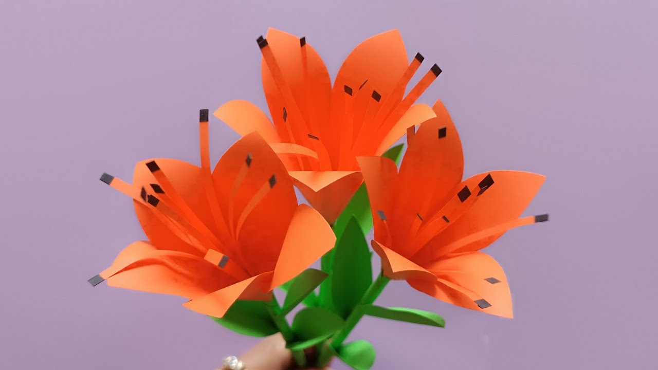 How to Make Azalea Flowers From Paper Origami || DIY Azalea Paper ...