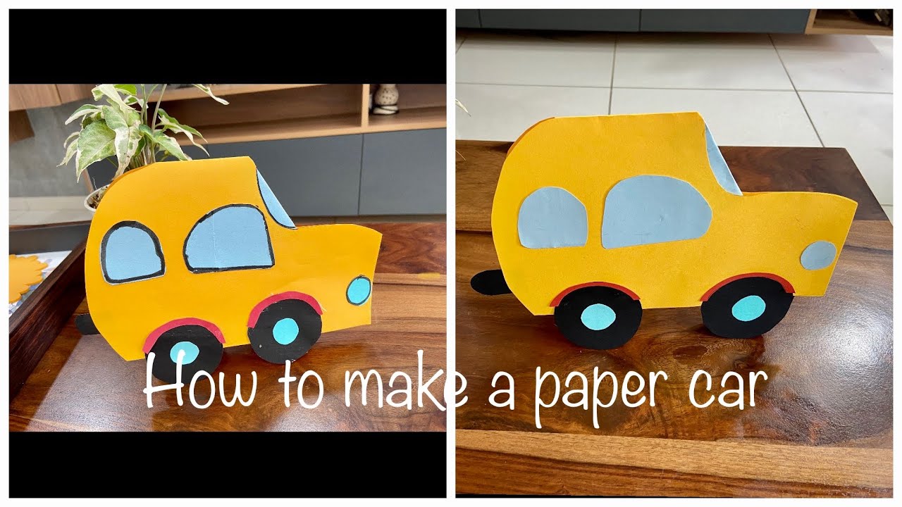 How To Make A Paper Car Paper Car YouTube how-to-make-a-paper-car-paper-car-youtube