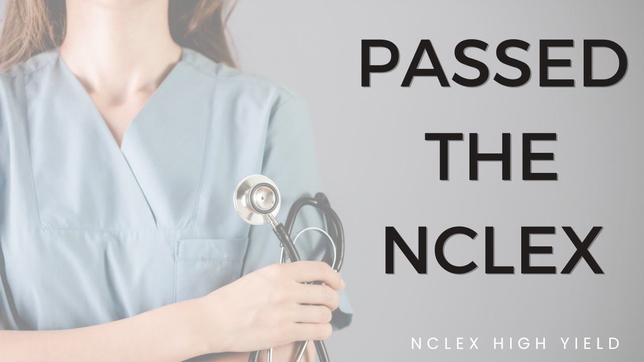 PASSED NCLEX ON THIRD ATTEMPT! - YouTube