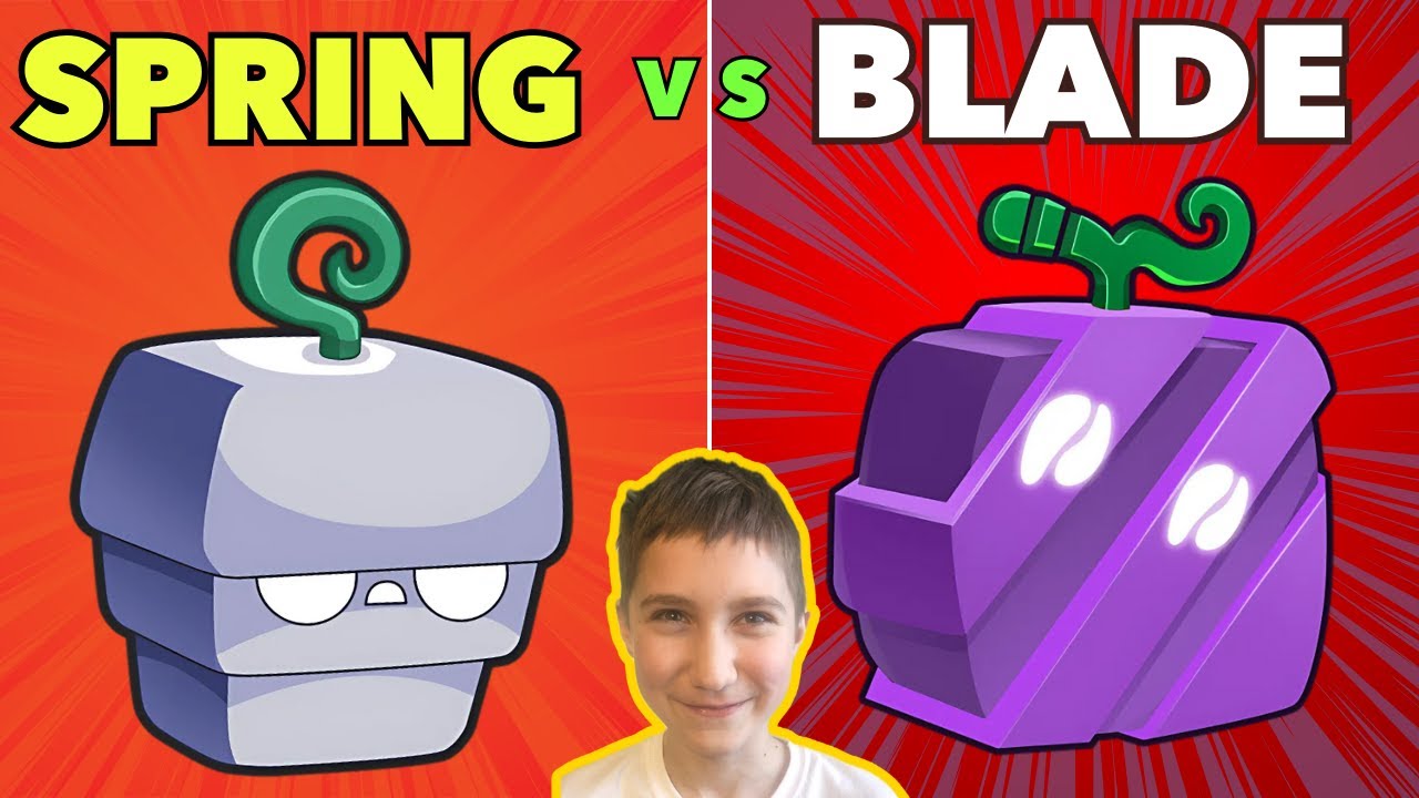 Blade Fruit vs Spring Fruit in Blox Fruits – Which is Better? - YouTube