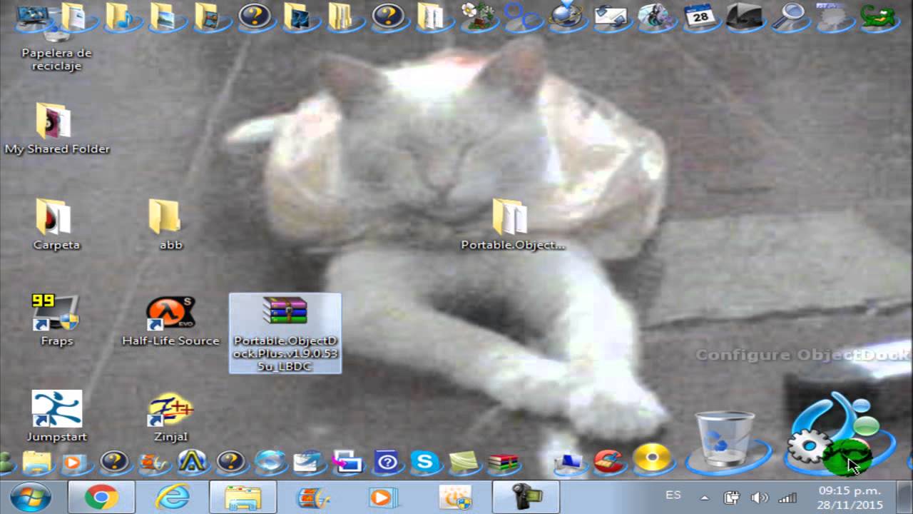 Como Descargar ObjectDock Plus (Portable) - YouTube