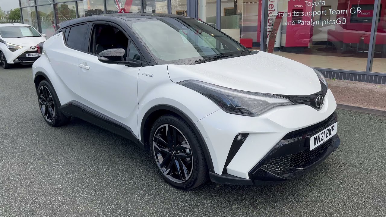WN21BWP Toyota C-HR GR Sport 1.8 Hybrid White Pearl Bi-Tone - YouTube
