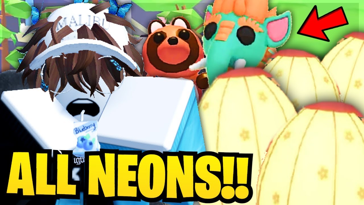*ALL* JAPAN EGG NEON PETS!! Adopt Me UPDATE - YouTube