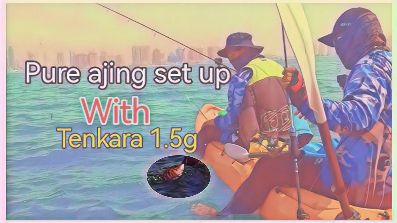 fishing with pure ajing set up | aji fishing | kayak fishing #fishing # ...