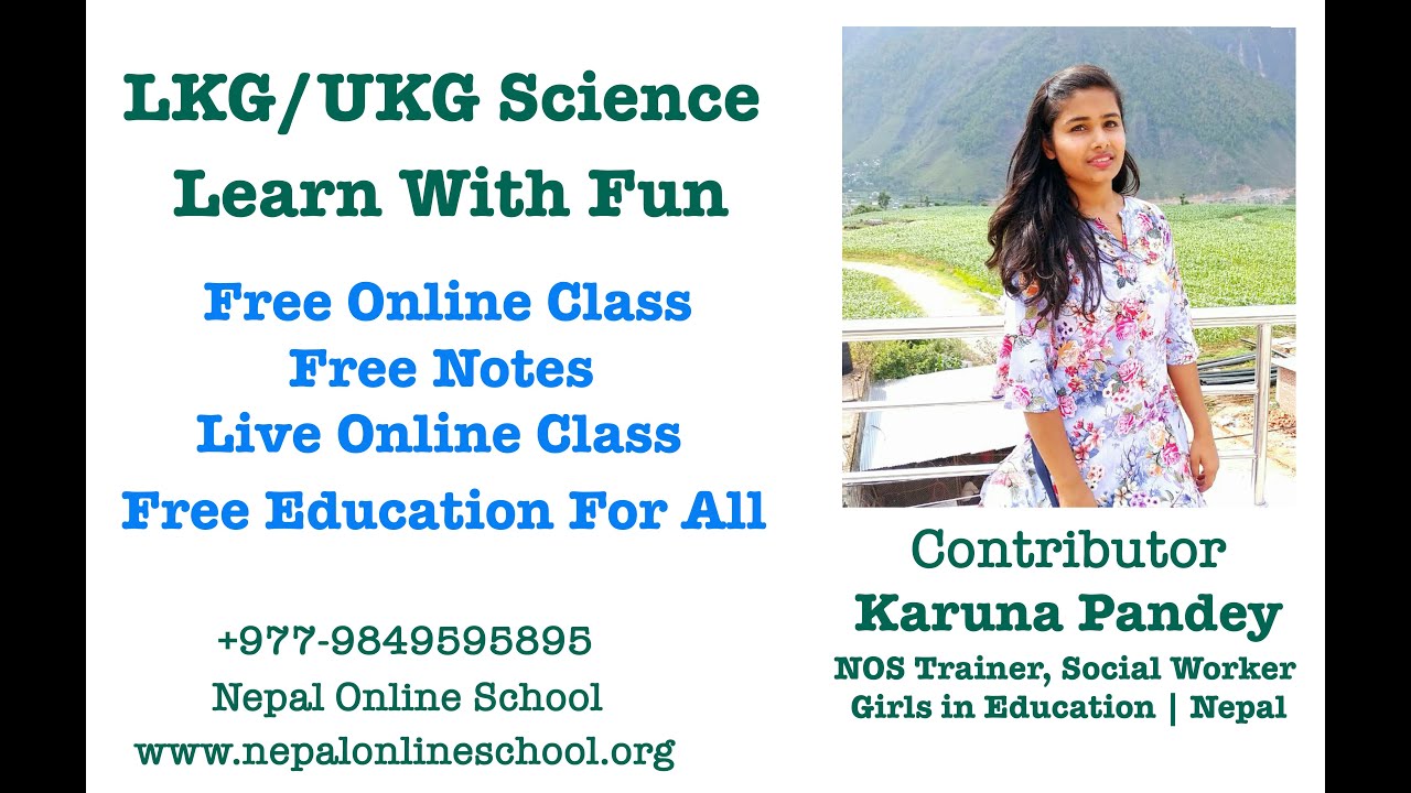 UKG/LKG Learn With Fun Science - The Earth, The Sun The moon and starts ...