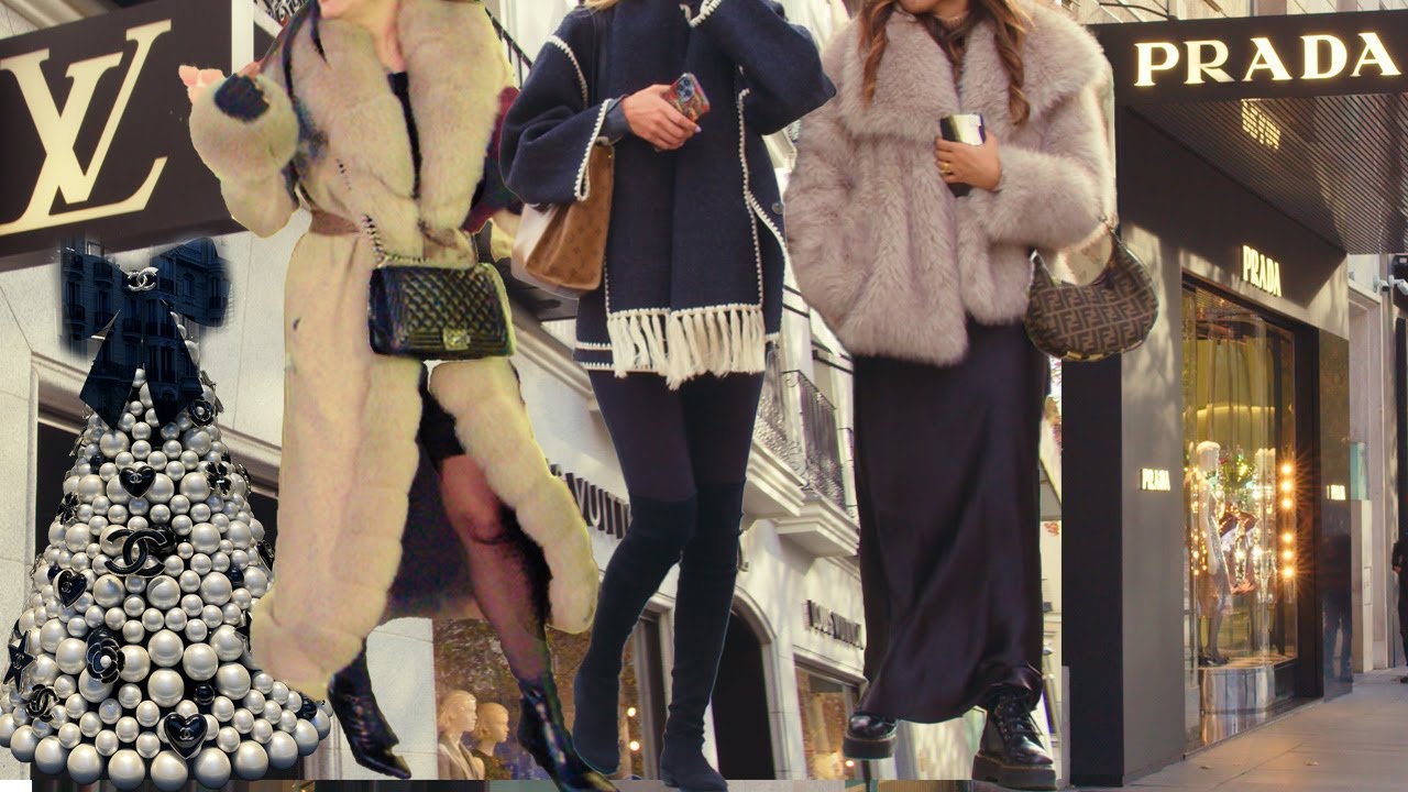 2024 Winter Street Style SPAIN 🇪🇸 Spanish Winter Fashion Walk in MADRID ...