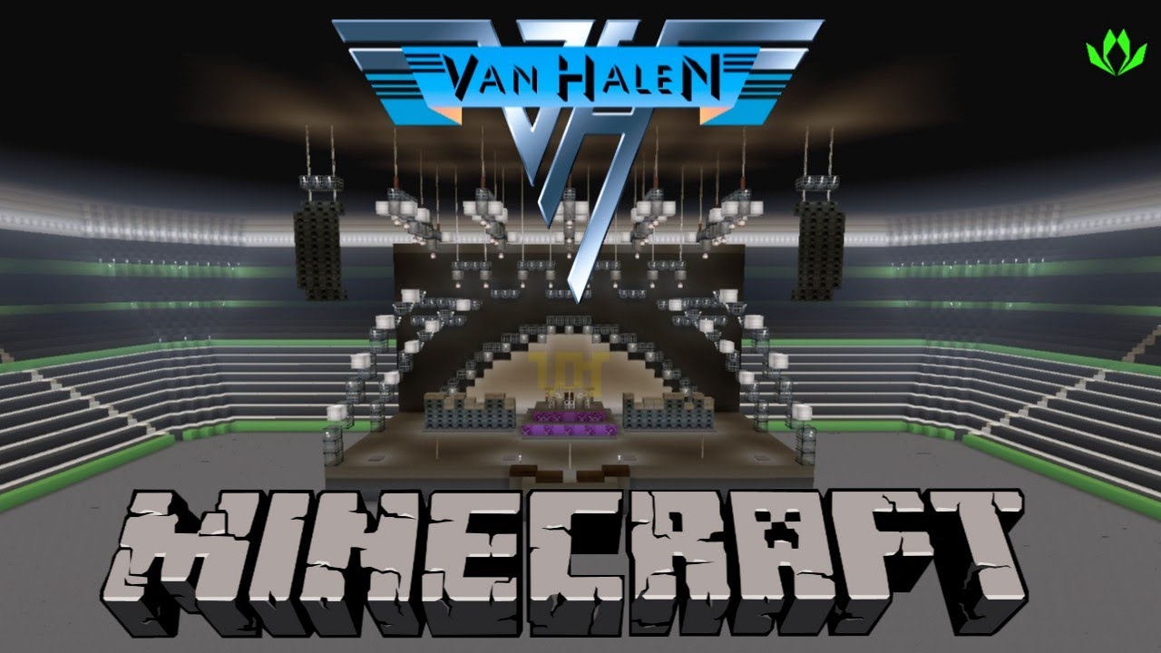 Van Halen Minecraft Concert Stage - Summer Tour - YouTube
