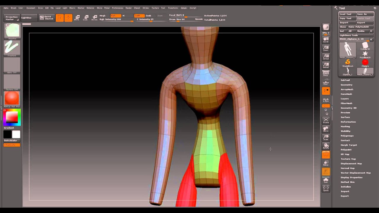 zBrush basics - YouTube