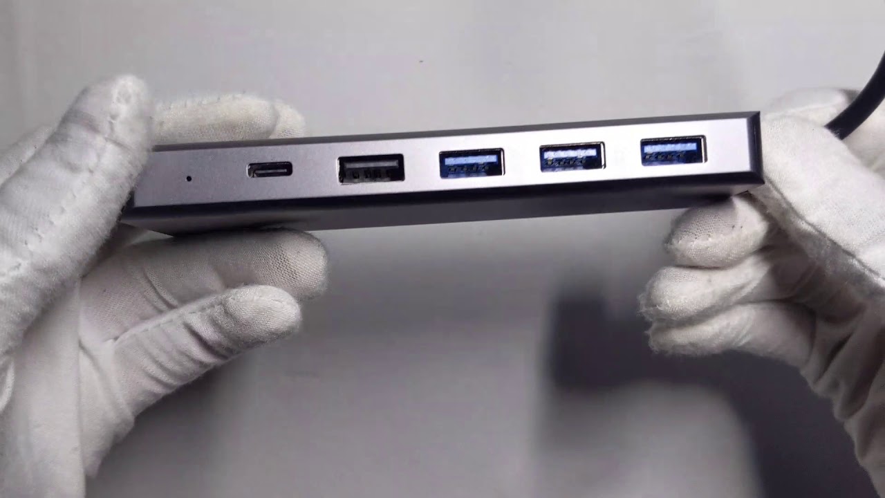 TBI PRO USB C Hub 13-in-1 - YouTube