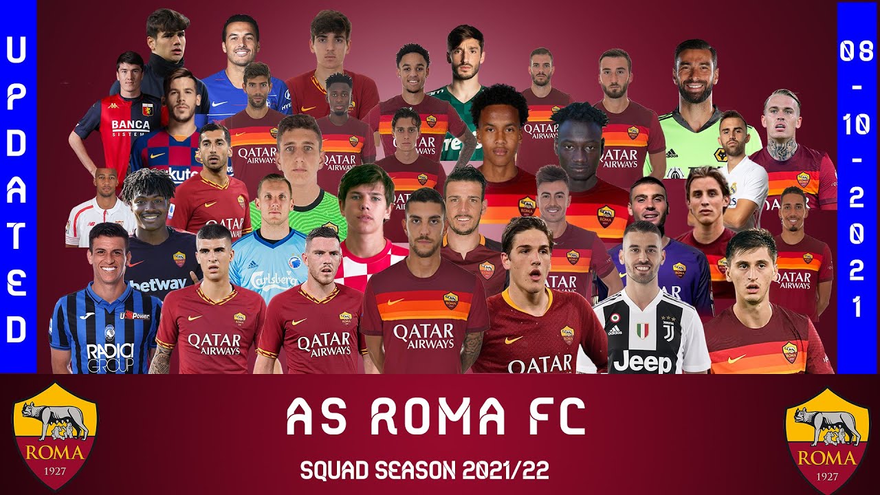 AS ROMA FC SQUAD 2021/22 - UPDATED || Serie A || Confirmed, Roger ...