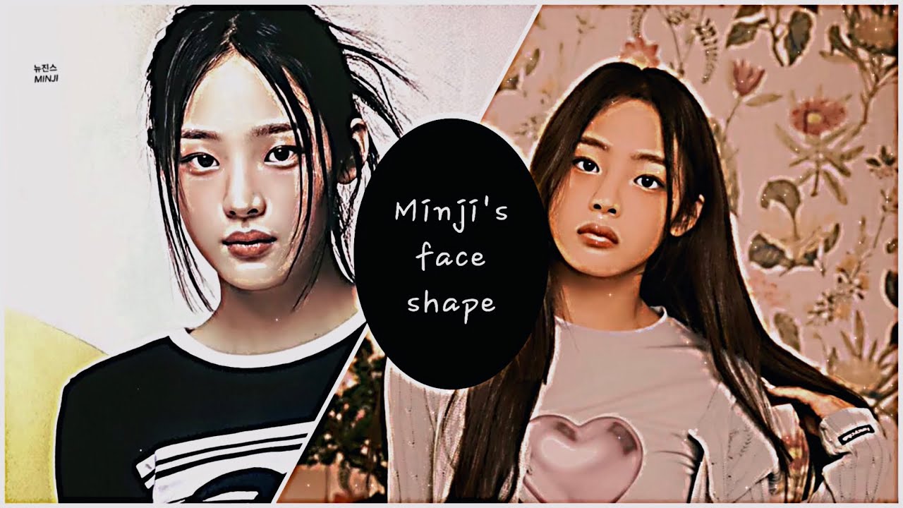 김민지 Minji's face shape ?! // sub /remake - YouTube