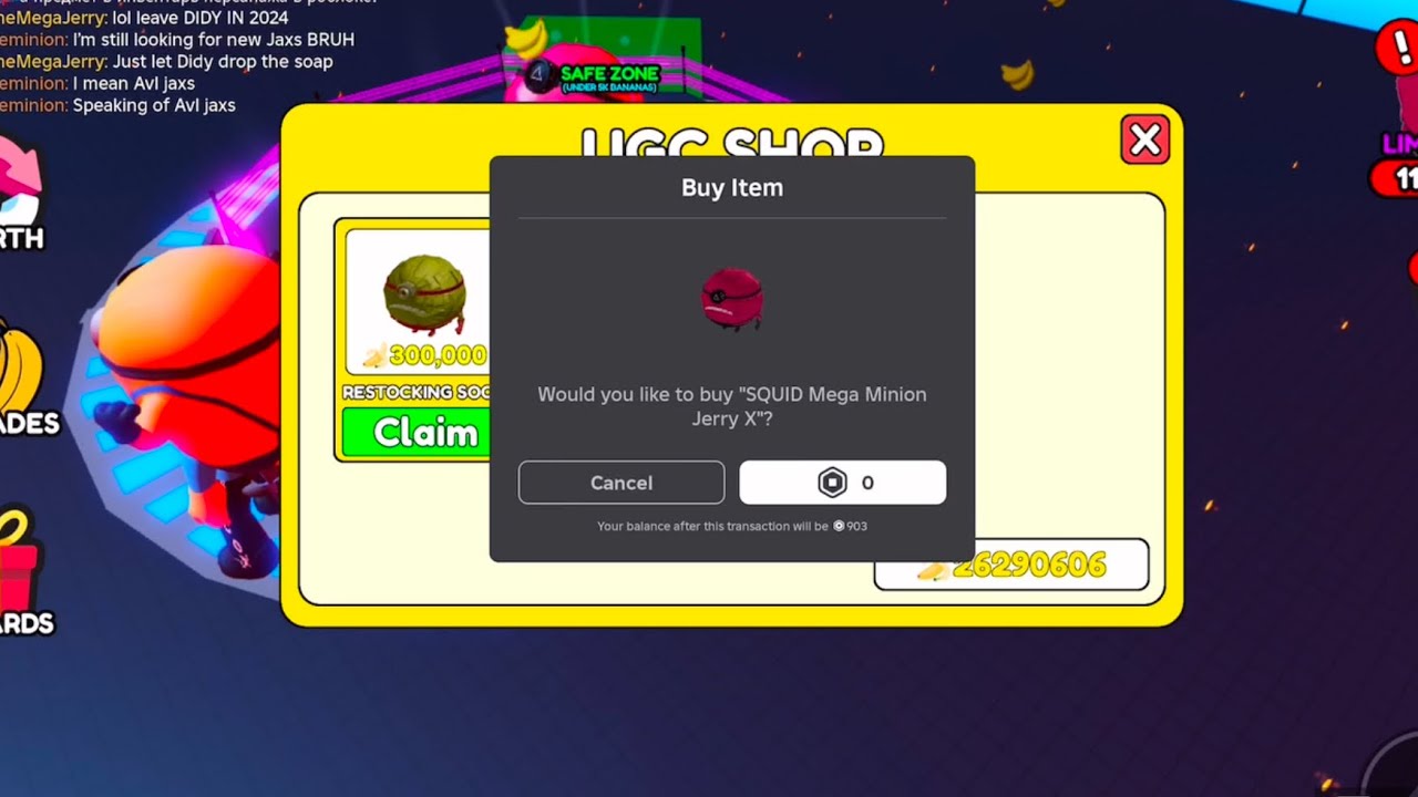 squid mega minion jerry get - YouTube